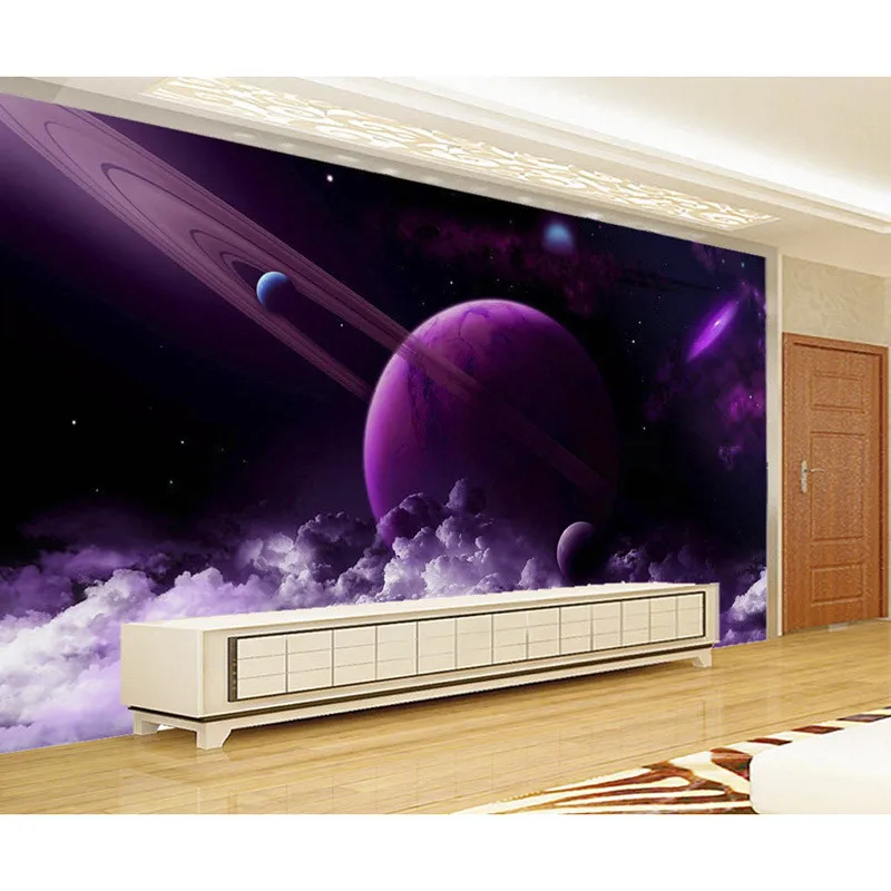 3D Custom Photo Wallpaper For Walls Printing Mural Spectacular Universe ...
