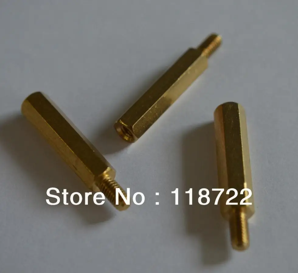 100pcs/lot 6 +20 copper pillar Essential copper M3 pillars / 30 mm / M3 ...
