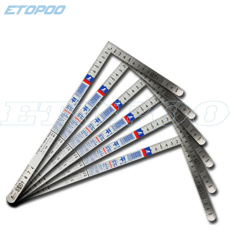 New arrival 1pc 15*30cm Stainless Steel 90 Degree Angle Square Ruler ...
