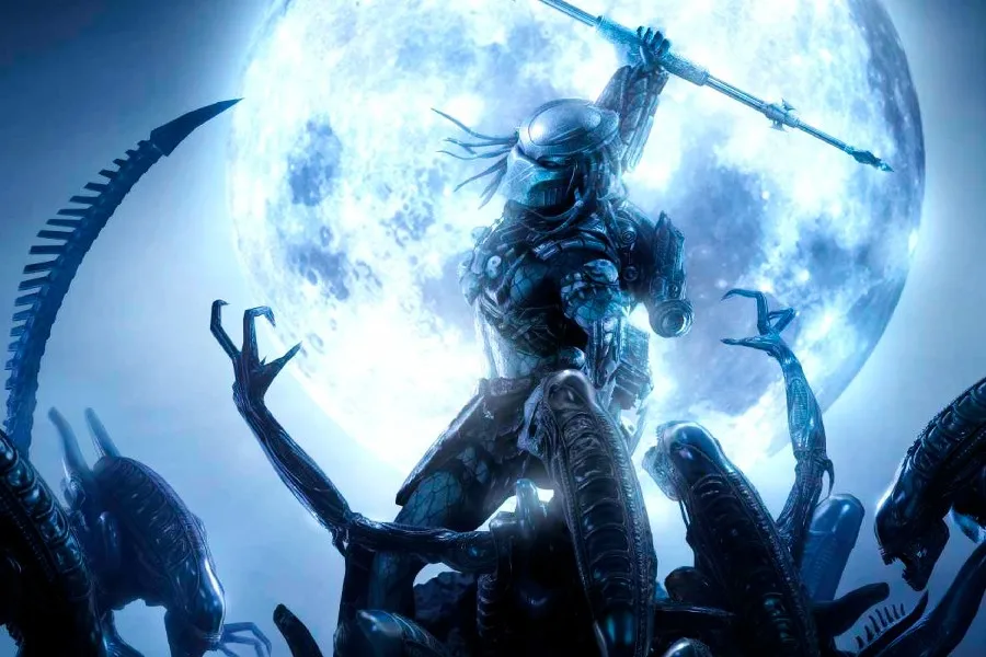 DIY frame Alien Predator killing cloth silk art wall poster and prints ...