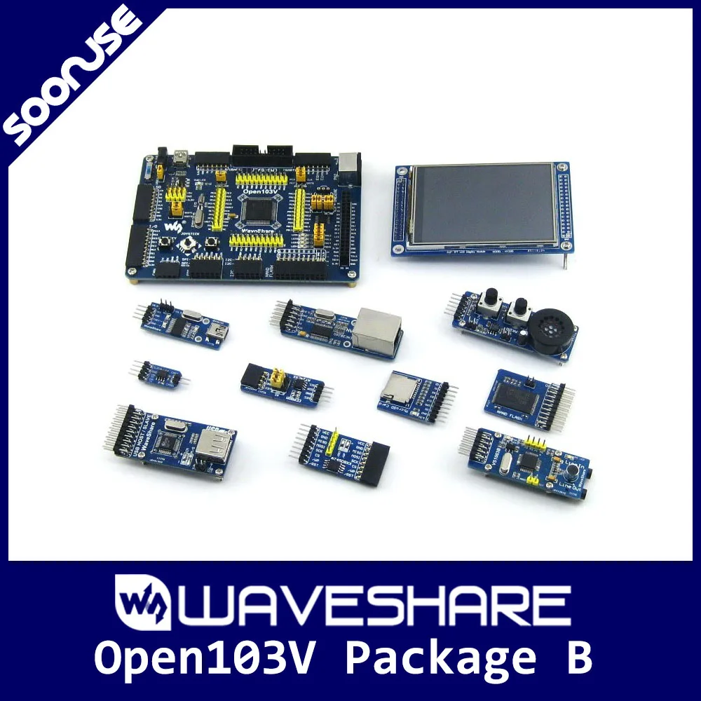 Waveshare Open103V Pack B STM32F103VET6 STM32F103 ARM Cortex M3 STM32 Development Board +10 ...