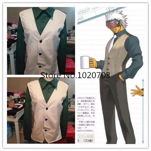 Ace Attorney Gyakuten Saiban Godot Commission Cosplay Costume - Cosplay ...