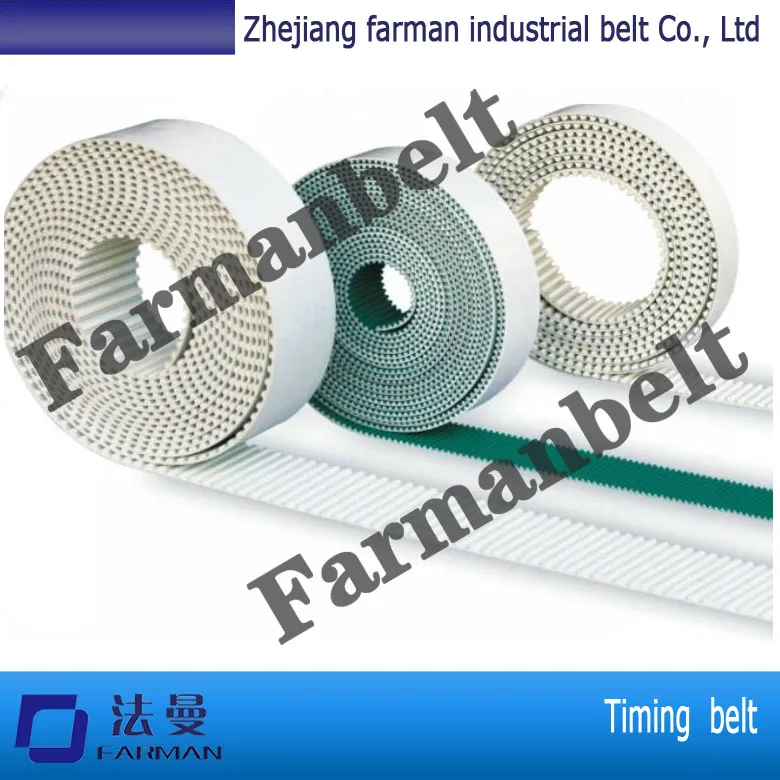 PU Green Cloth Coating Timing Belt Transmission Belt|transmission belt ...