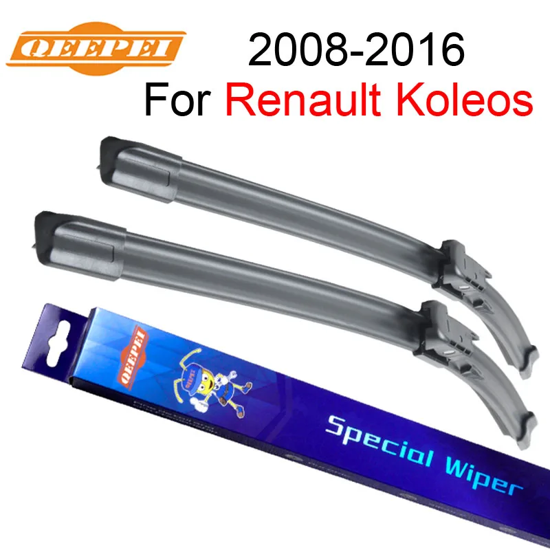 QEEPEI For Renault Koleos 2008 2016 24''+19'' Wiper Blade Accessories For Auto Cars Rubber ...
