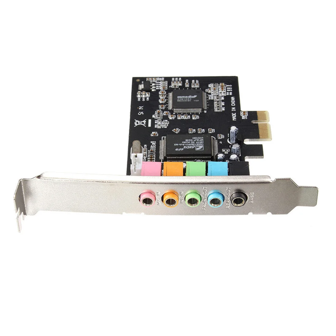 PCI Express PCI E 5.1 Channel 3D Audio 6 Channels Digital Sound Card ...