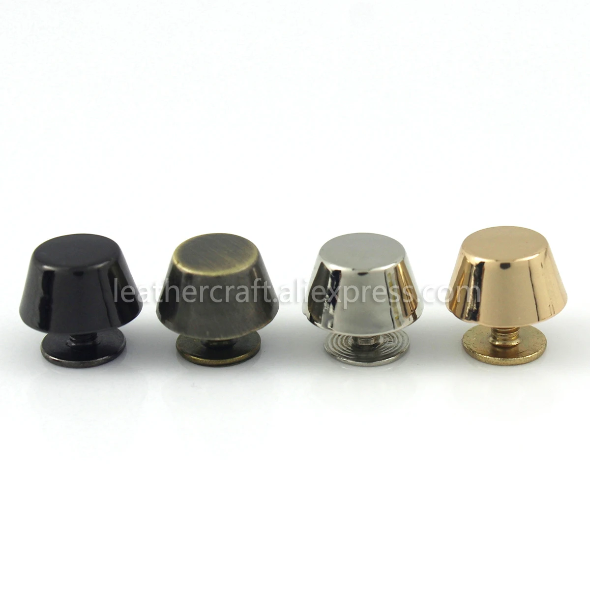 RIVET,Bronze--Clou métallique en forme de seau 11mm, 4 pièces, Rivets à ...