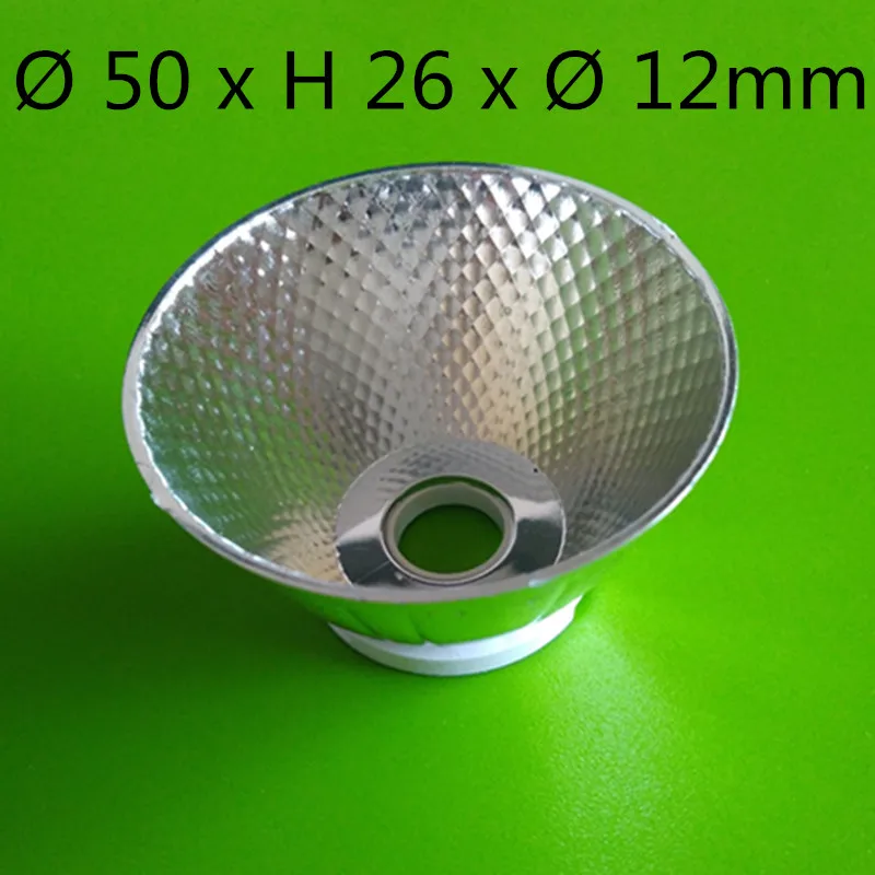 50mm diameter 26mm height LED lamp reflection cup for CITIZEN light ...