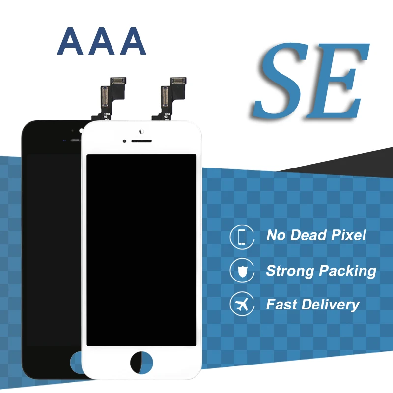 10pcs For iPhone SE LCD Display 4 Inch AAA White Black Screen Assembly ...