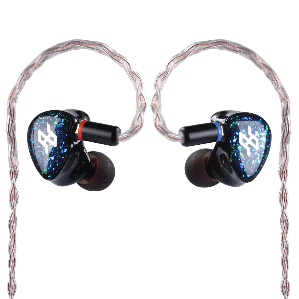 TENHZ T5 5BA In Ear Earphone 5 Balanced Armature HIFI In Ear Monitoring ...