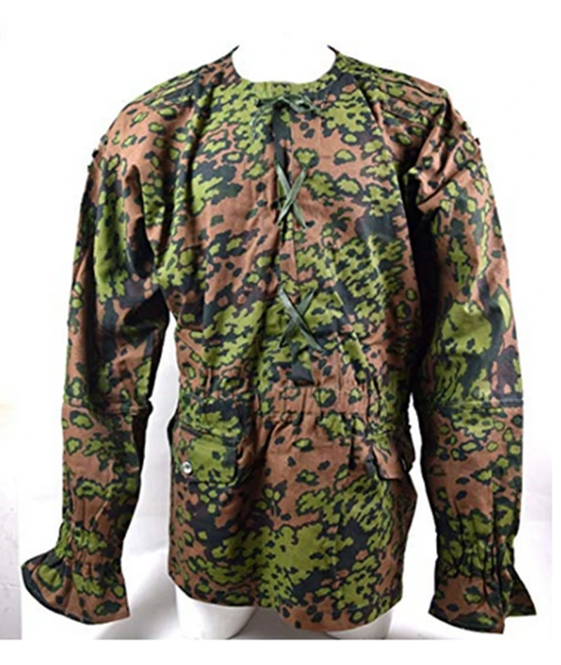 WWII WW2 GERMAN ARMY ELITE M42 SPRING AUTUMN OAK CAMO REVERSIBLE SMOCK ...