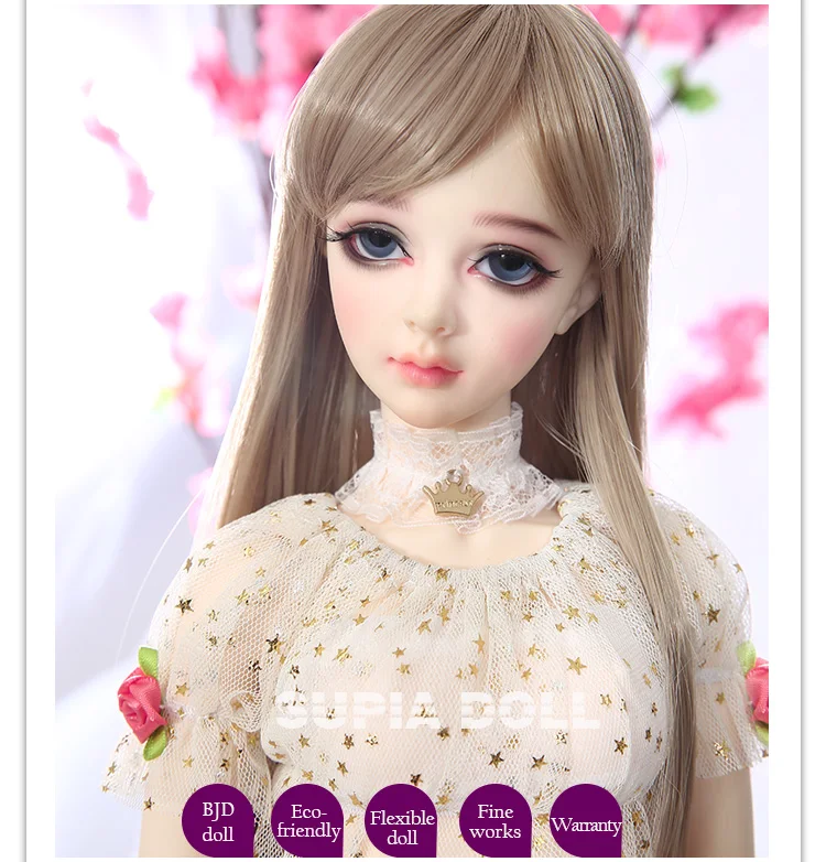 BJD SD Dolls Supia Lina Girl 1/3 Resin Firgures Fullset Fairyland Dollmore Littlemonica With ...