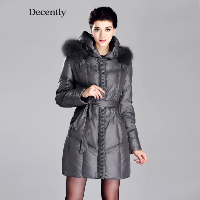 Decently 2016 New Arrival Woman Coat Winter Jacket Women Parka Fox Fur ...
