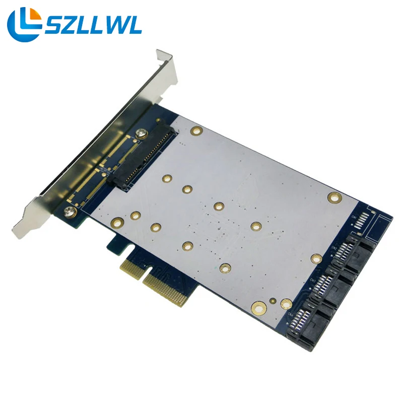 NEW 2.5" SATA+SATA III PCI e Card Marvell 9230 two 6 Gb/s SATA ...