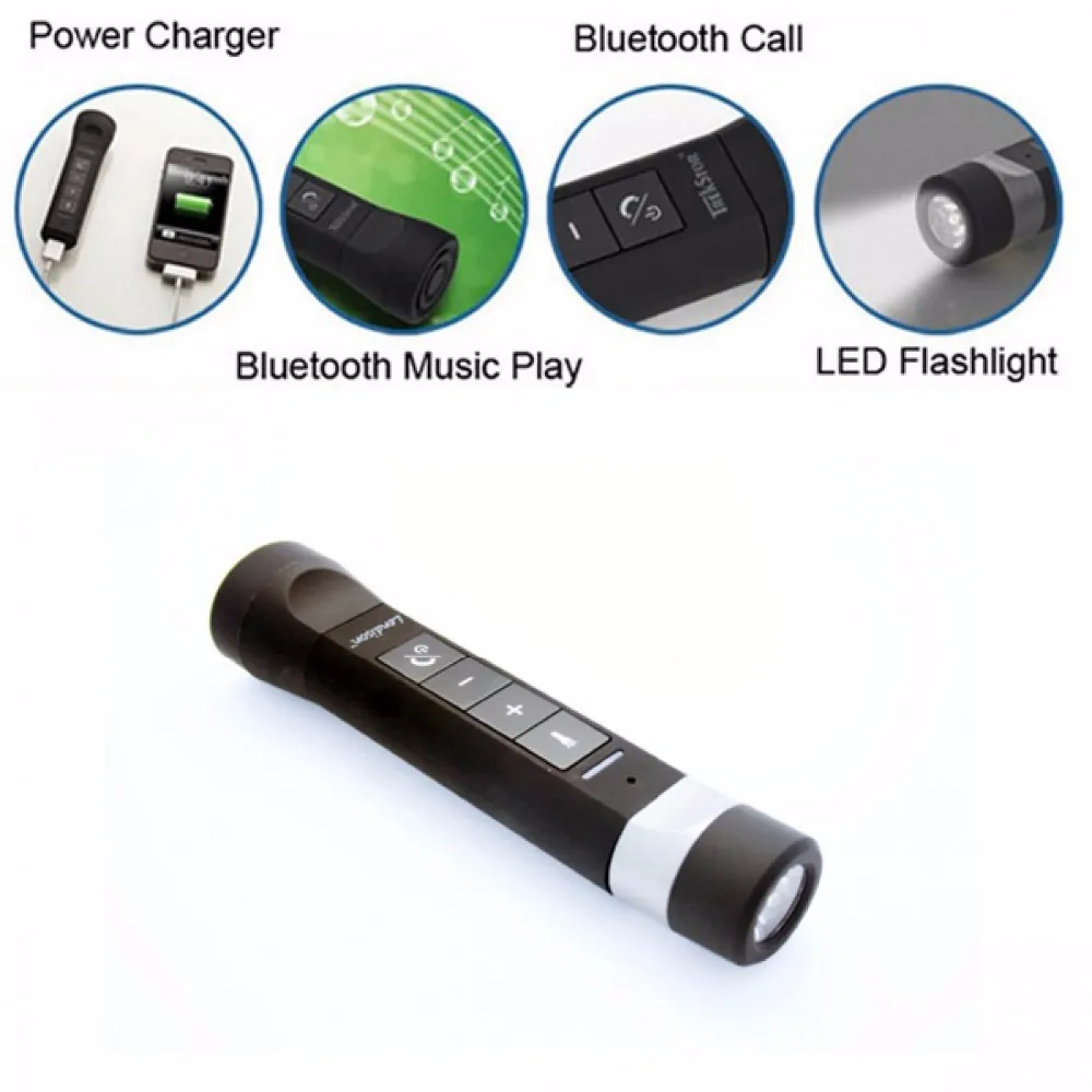 Cycling Sport Smart Led Flashing Light Torch Bike Bluetooth Speaker,Mp3 ...