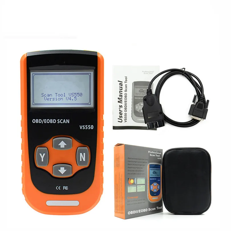 Portable Digital Automotive CAN ODB II 2 OBD2 OBDII Diagnose Code ...