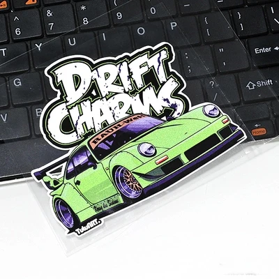brand new! japanese drift stickers reflective sticker vinyl RWB ILLEST ...