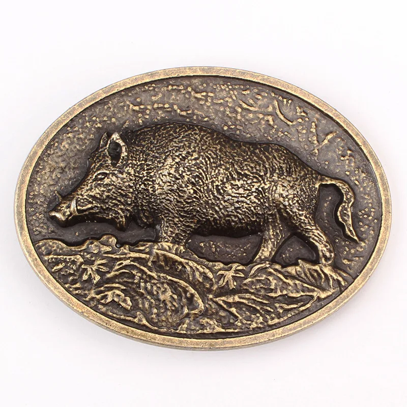 Wild Boar Personality Cowboy Belt Buckle - Belt Buckle - AliExpress
