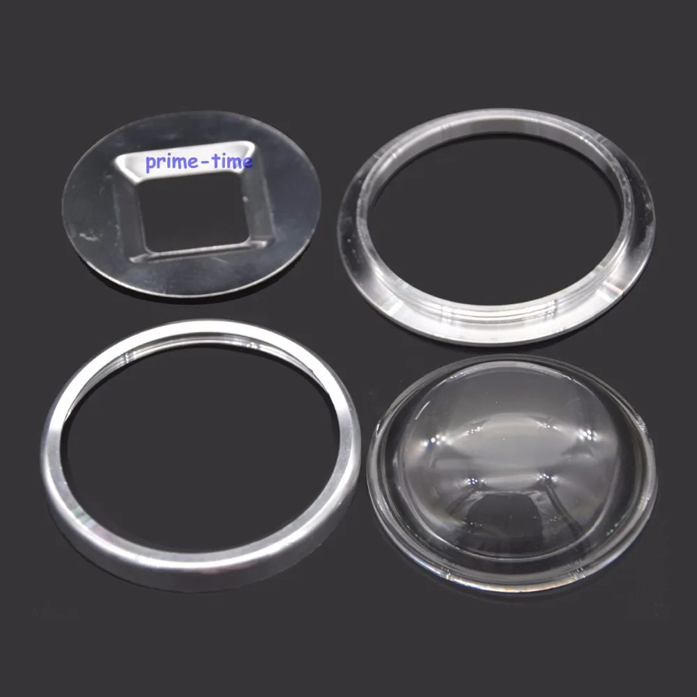 1 Set 67mm Glass Led Lens +aluminum Ring+reflector 4set Series For 20w ...