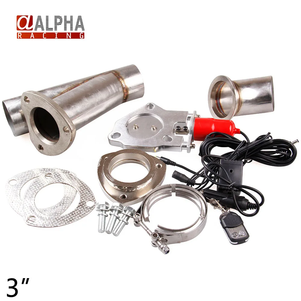 Alpha Racing 3" Electric Stainless Red CutOut switch with Remote ...