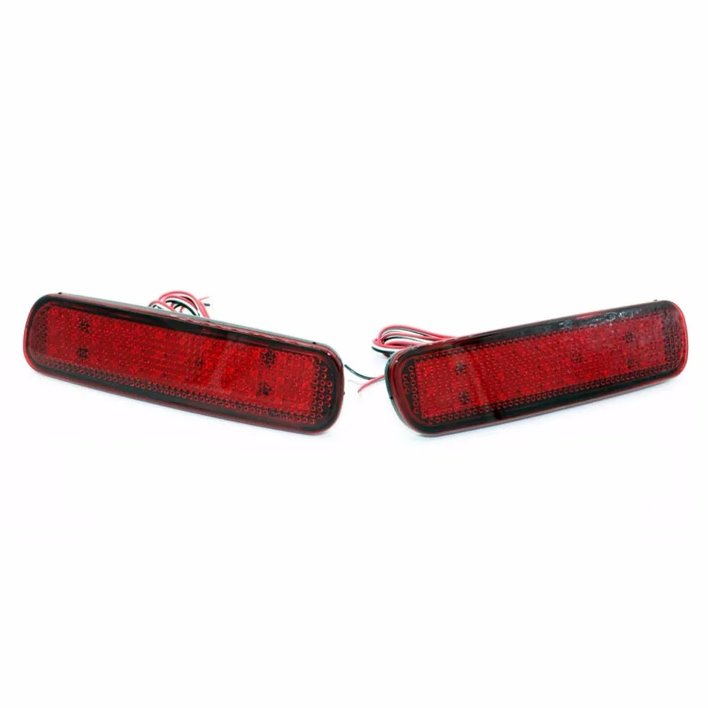 도요타 랜드 크루저 100cygnus Lx470 자동차 Led 리어 범퍼 리플렉터 라이트 Led 주차 경고 스톱 브레이크 램프