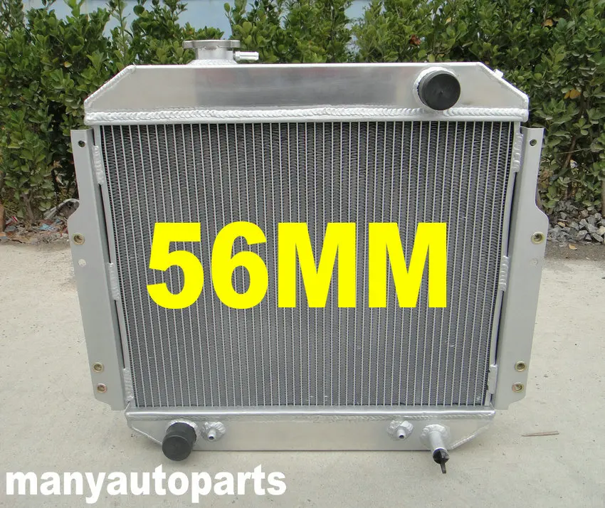 56MM-ALUMINUM-RADIATOR-FOR-NISSAN-FORKLIFT-A10-A25-H20-OEM-2146090H10-A ...