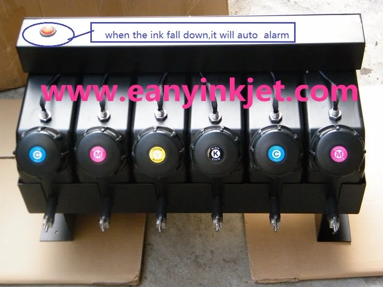 6 color UV bulk ink system with sensor for outdoor printer Plotter LED ...