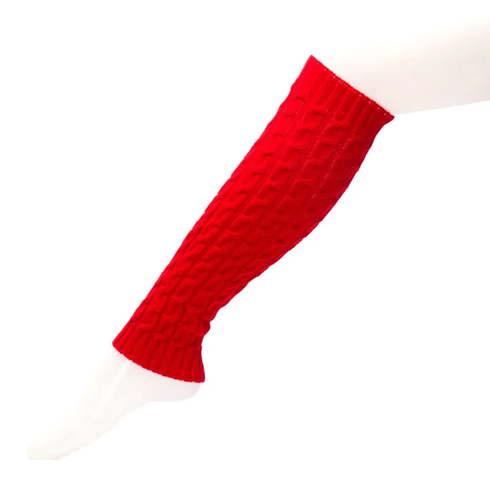 Feitong высокое качество женские зимние теплые гетры Вязаные крючком ...