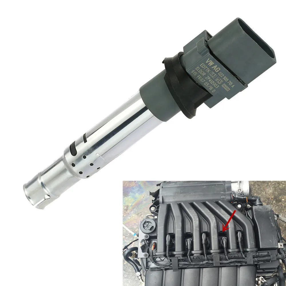 Car Ignition Coil Spark Plug Black Nozzle for VW Audi Seat Skoda ...