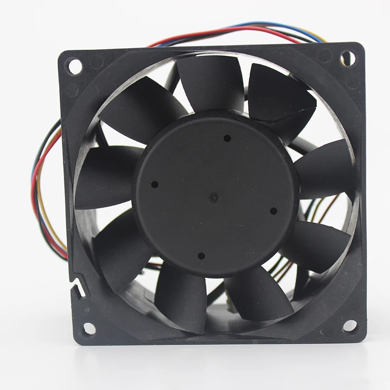 Original PFB0848UHE 8CM 80*38mm 48V 0.65A 4-wire pwm gale volume double ball cooling fan ...