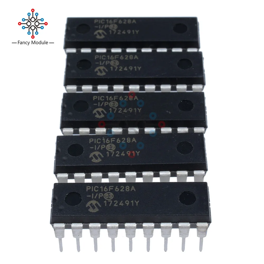 2PCS IC PIC16F628A-I/P PIC16F628A DIP-18 Microchip NEW Integrated Circuits (ICs) Other ...