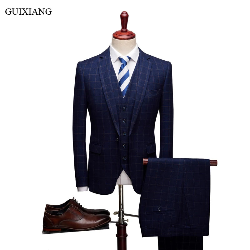 2018 New Arrival Autumn Style Men High end Boutique Suits Dress ...