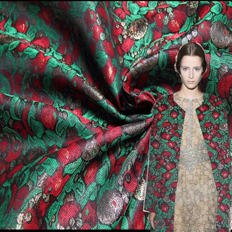 Tecido-jacquard-brocado-nobre-158-cm-design-europeu-seda-jacquard ...