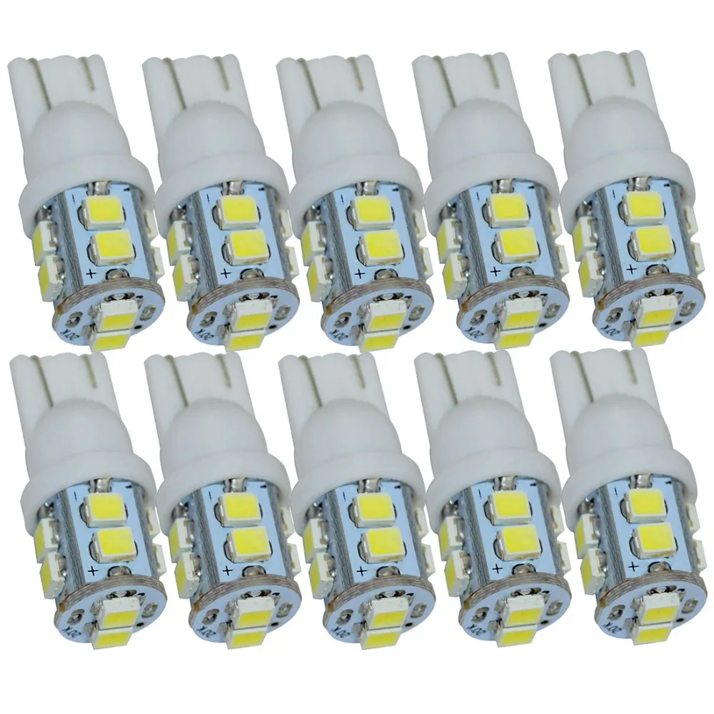 Aliexpress.com : Buy 10pcs W5W T10 LED White 194 168 Car clearance Side ...