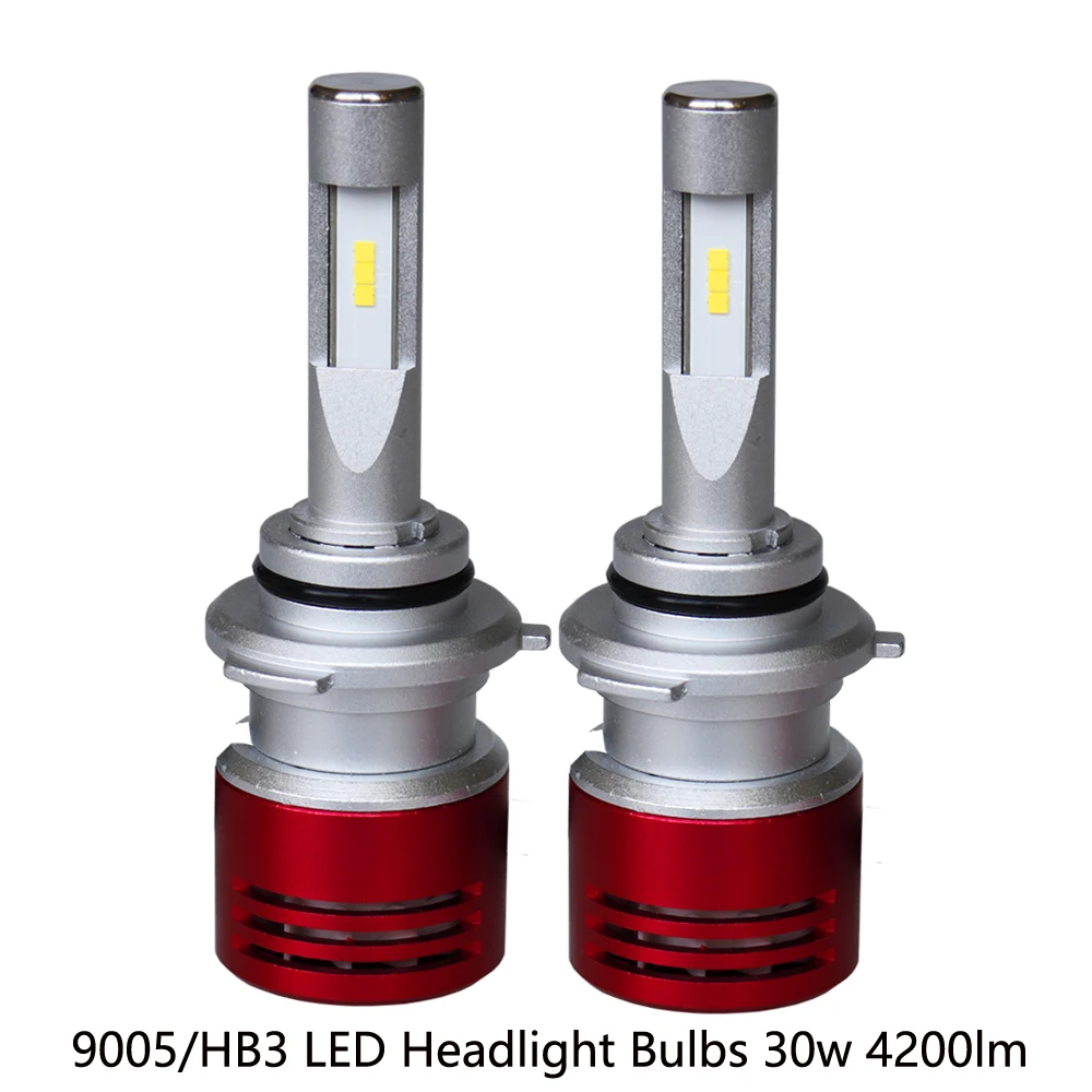 9005 HB3 LED Motorcycle Headlight Bulb 60W 8400LM 6500K Auto lamp ...
