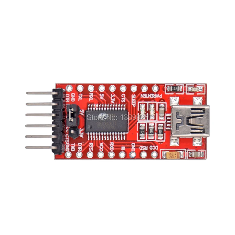 FT232RL FT232 FTDI USB 3.3V 5.5V to TTL Serial Adapter Module Mini Port ...