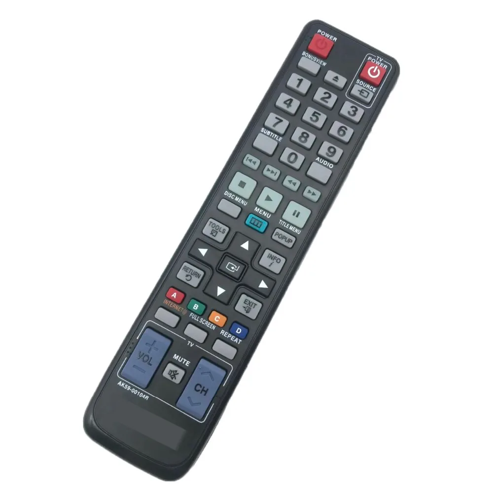 New AK59-00104R Remote Control for SAMSUNG BD-D5700 BD-D6100C BD-D6500 ...