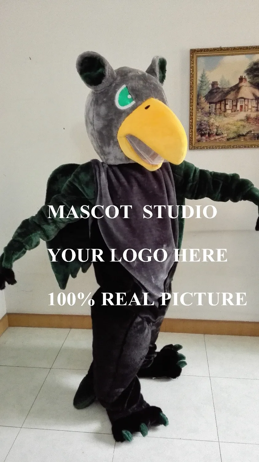 green-griffin-mascot-gryphon-costume-custom-fancy-dress-cosplay ...