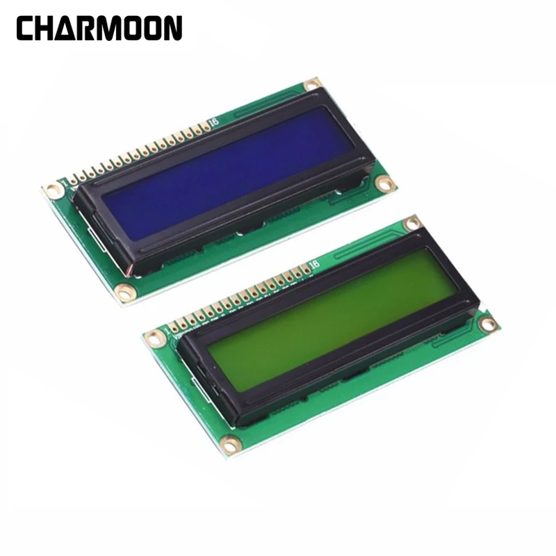 1602-Serial-LCD-Module-Display-With-Blue-Green-Backlight-HD44780 ...