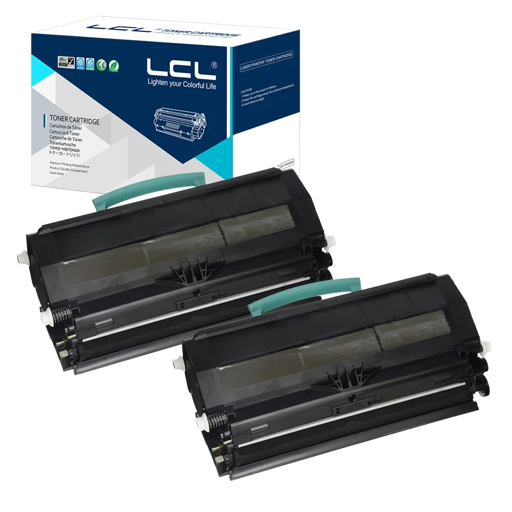 LCL E260A11A E260A21A (2 Pack Black) Toner Cartridge Compatible for ...