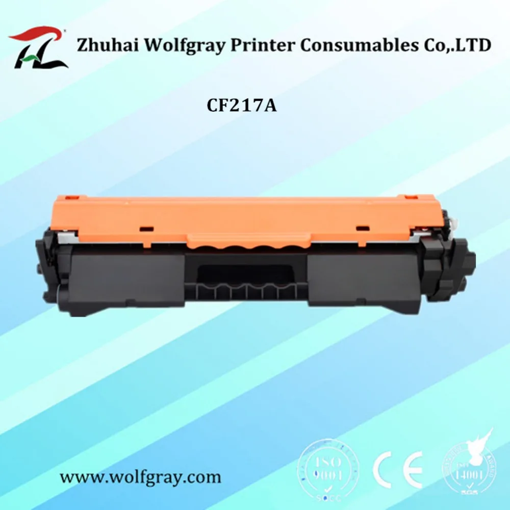 With Chip Compatible toner cartridge for HP CF217A 17A 217A printer ...