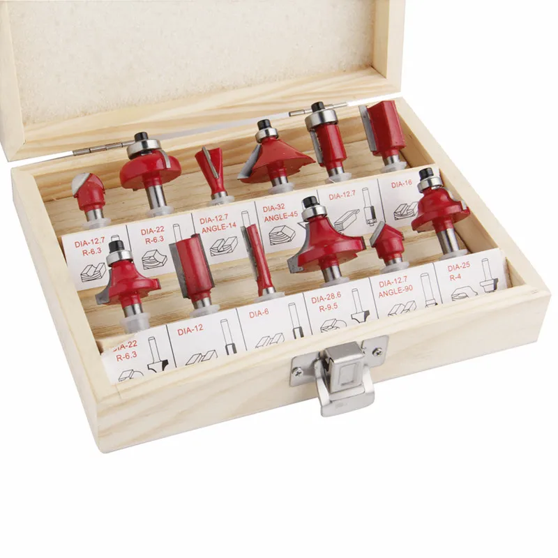 1-4-Cutter-For-Wood-12Pcs-Milling-Cutter-Router-Bit-For-Wood-Machine ...