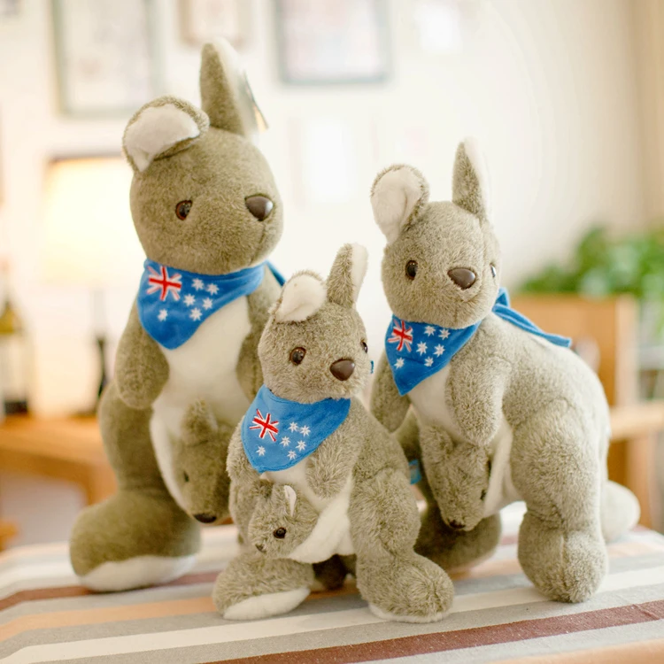 1 pc 35 cm 45 cm 55 cm 깃발 스카프 캥거루 봉제 인형 보류 베개 결혼 선물 참신 로맨틱 소녀 박제 장난감|stuffed toys|kangaroo ...