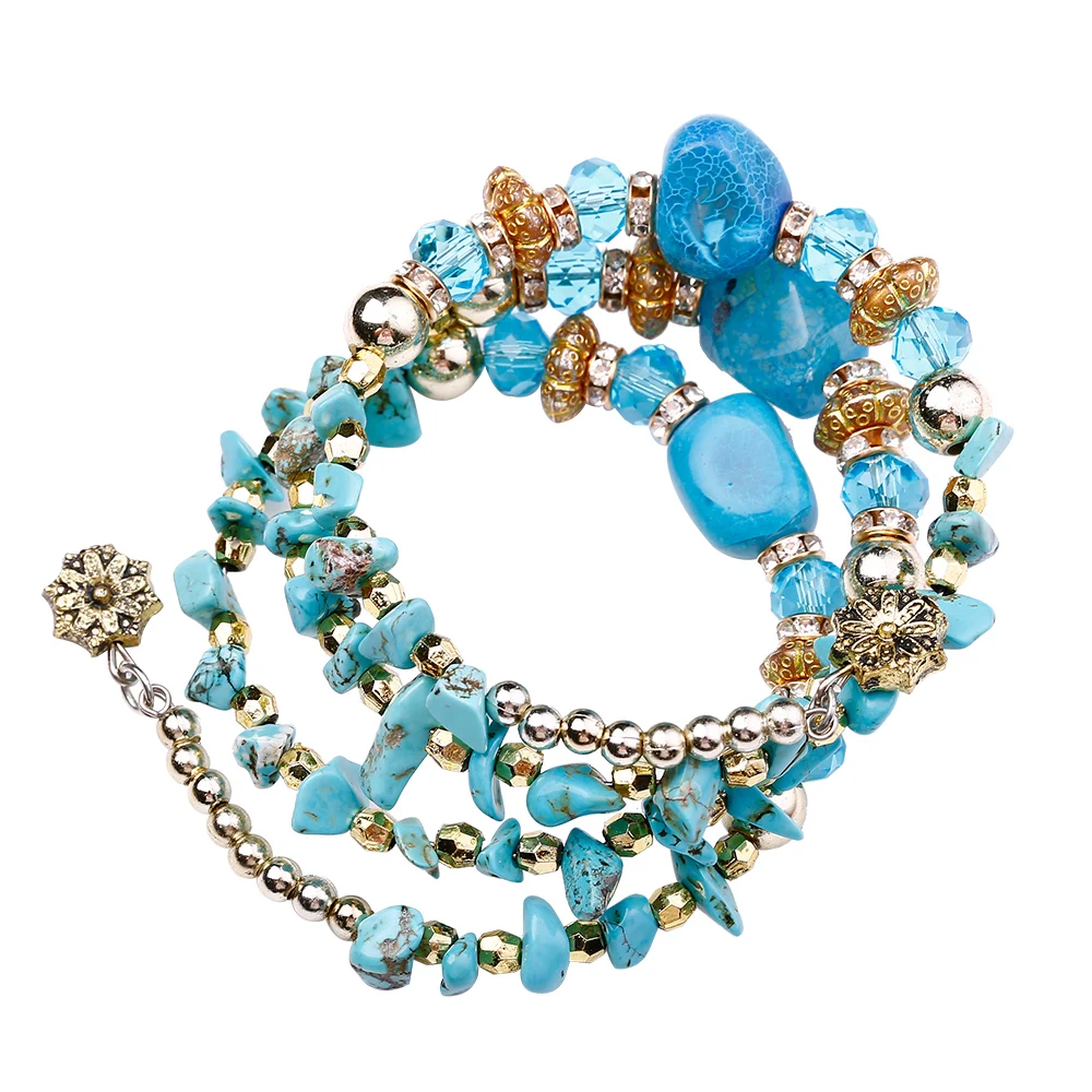 Crystal Strand Bracelets Women | Crystal Bead Strand Bracelet ...