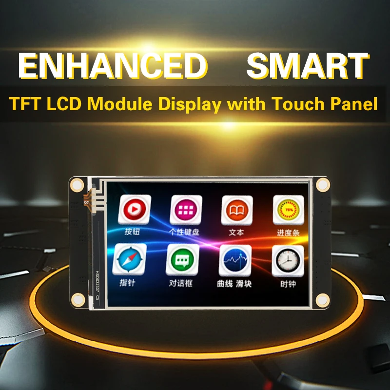 HMI LCD Module 3.2" /5.0" Enhanced Smart USART HMI Serial TFT LCD ...