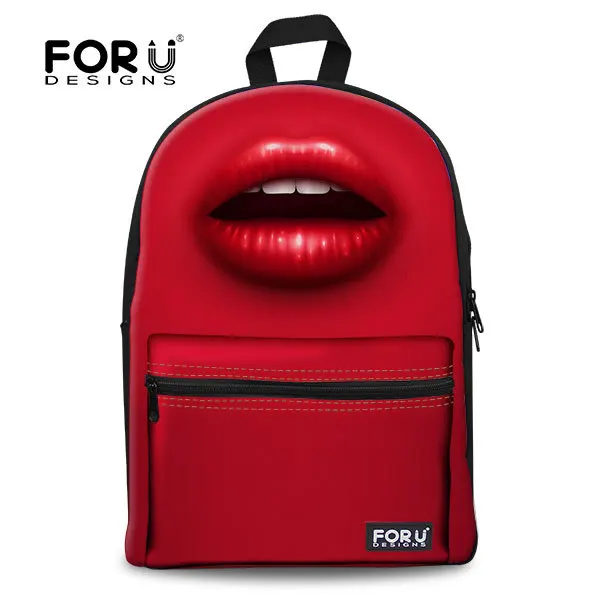 Fashion-Women-s-Sexy-Red-Lips-Backpack-Girls-School-Backpacks-Herschel ...