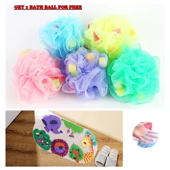 Schattige Cartoon Anti-Slip Pvc Badmatten Met Sucker 38Cm * 69Cm ...