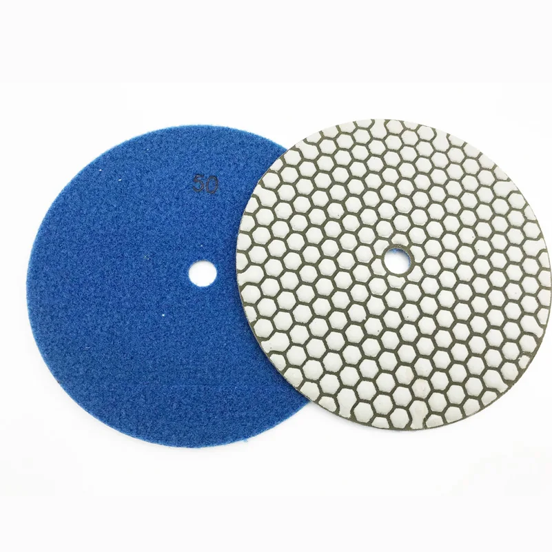 7 Inch 180mm Soft Diamond Polish Polishing Pads Dry Use For Tile Stone ...