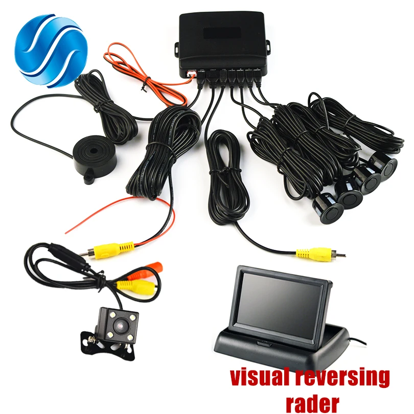 Viecar Car Parking Assistance visual Reversing Radar Sound Alert ...