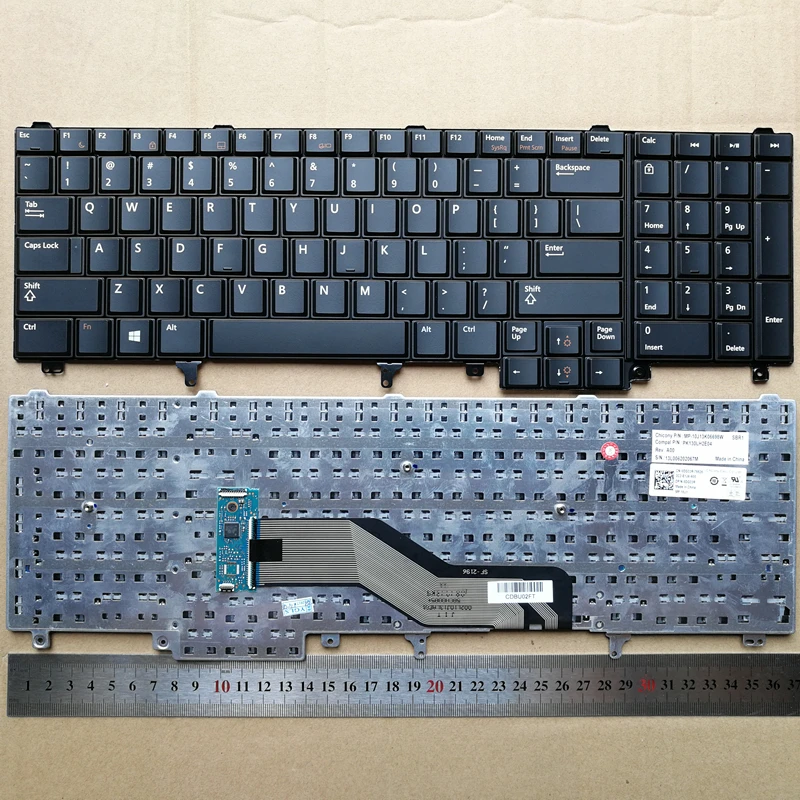 Teclado americano para dell precisão, m2800 m4600 m4700 m4800 m6600 ...