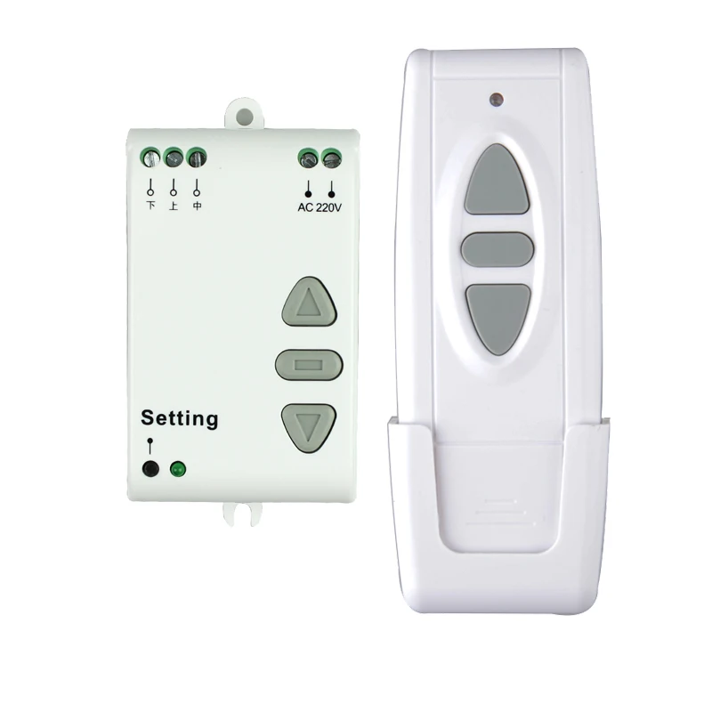 AC 220V Motor Remote Controller Wireless Remote Control Switch UP Down ...